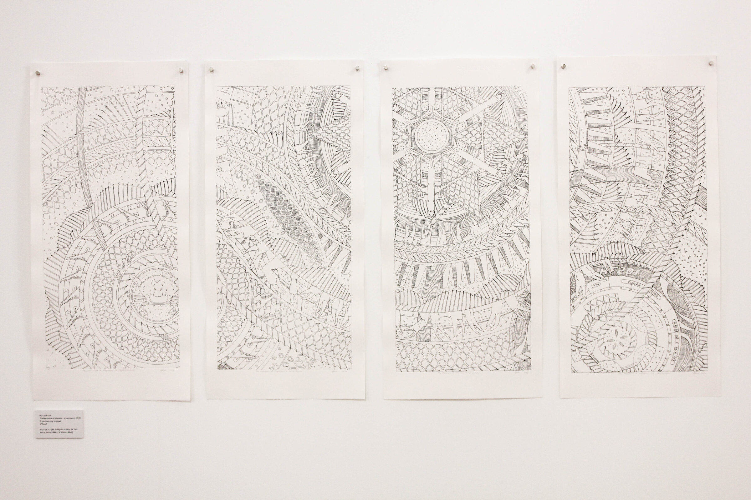 Mechanics of Migration - Drypoint Etch Set - Space Studio & Gallery